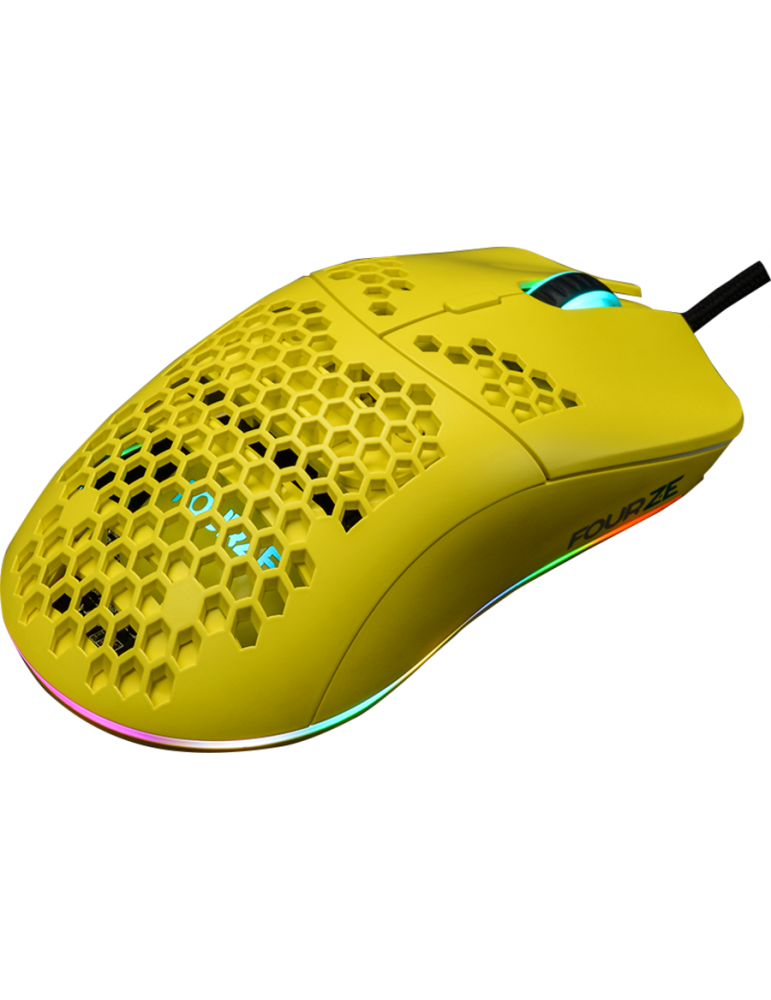 Fourze GM800 Gaming Mouse RGB Yellow