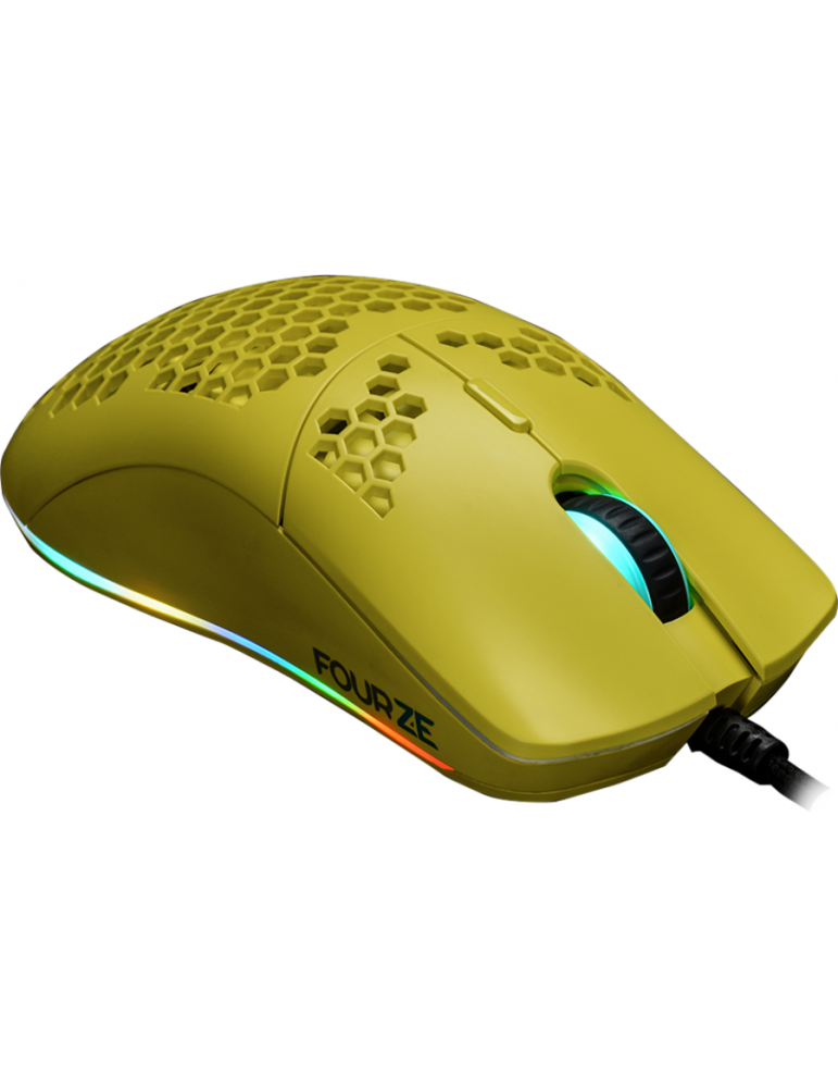 Fourze GM800 Gaming Mouse RGB Yellow